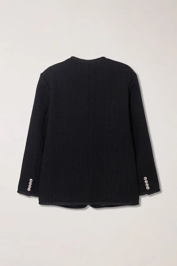 DUNST Crew Neck Three-pocket Jacket - Black