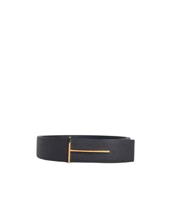 TOM FORD Logo Buckle Belt - Black
