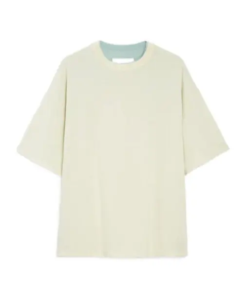 JIL SANDER Double Layer Crewneck T-shirt