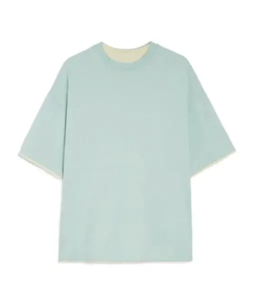 JIL SANDER Double Layer Crewneck T-shirt
