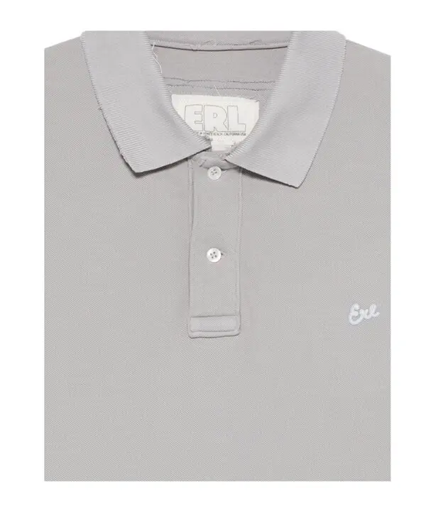 ERL Short-sleeved Polo Shirt - Gray