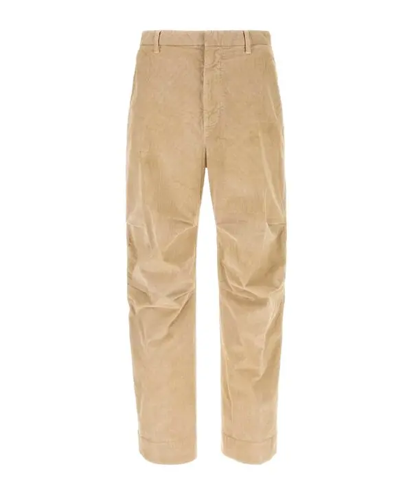 Dsquared2 Straight-leg Corduroy Trousers - Nude
