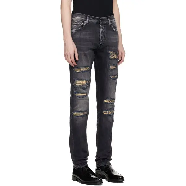 Amiri Belt Loops Jeans - Black