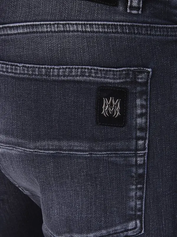 Amiri Belt Loops Jeans - Black