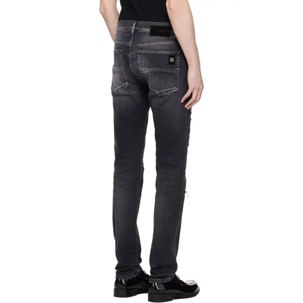 Amiri Belt Loops Jeans - Black