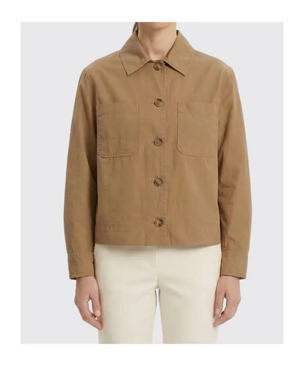 Woolrich Utility Overshirt Jacket With Chest Pockets And Button Closure