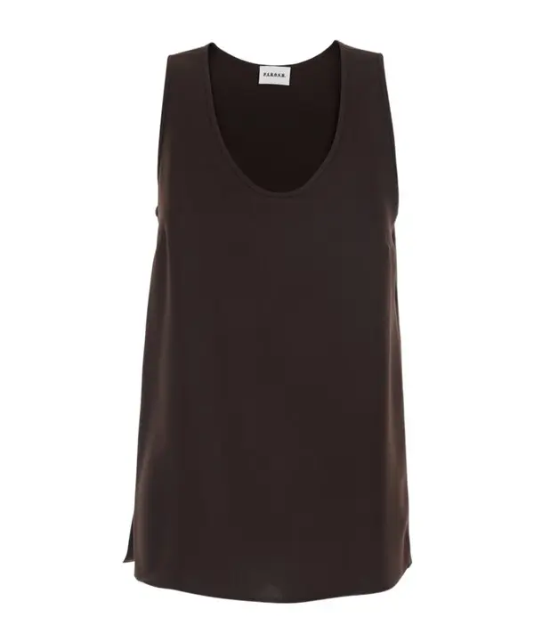 P.a.r.o.s.h Sleeveless Scoop Neck Top