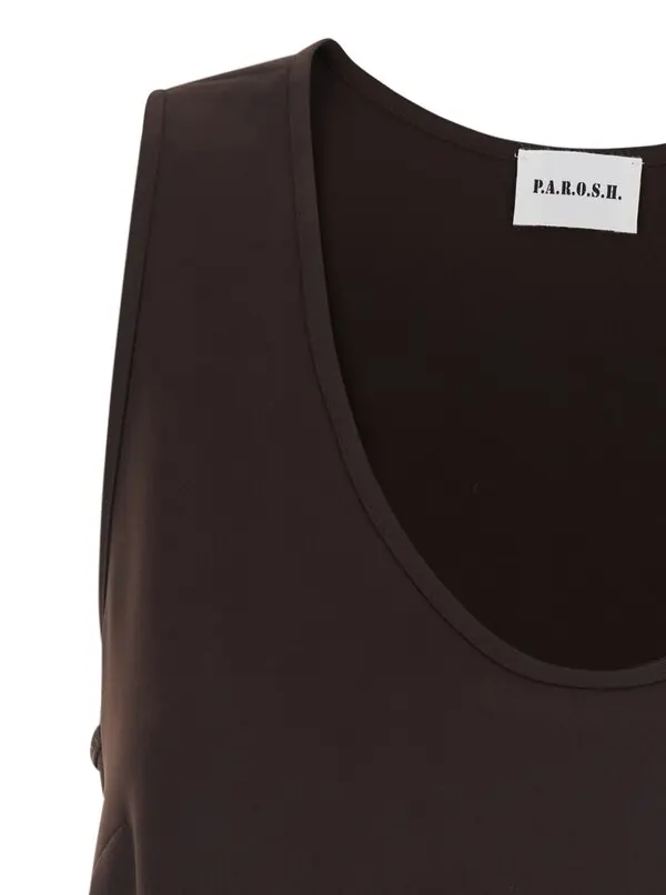 P.a.r.o.s.h Sleeveless Scoop Neck Top