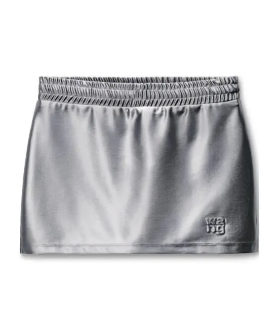 Alexander Wang Logo Mini Skort - Grey