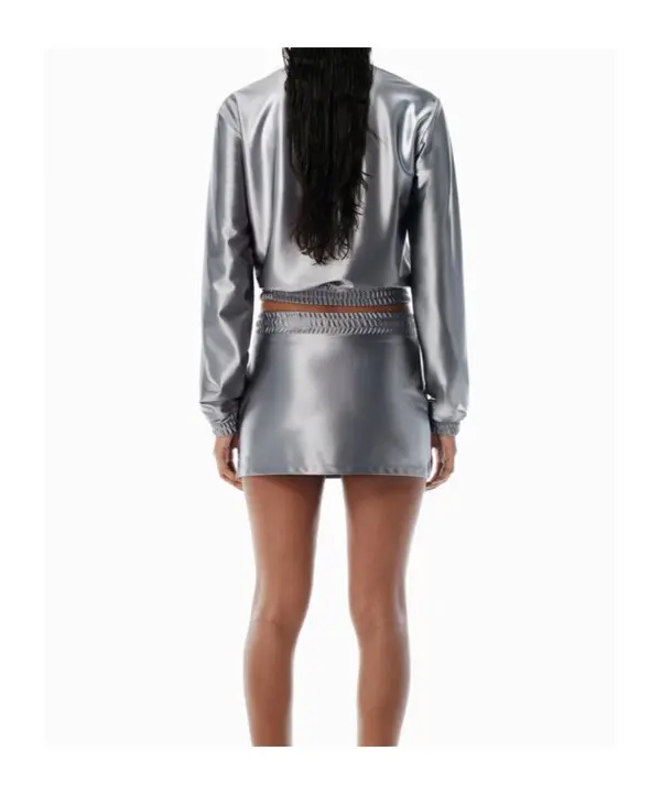 Alexander Wang Logo Mini Skort - Grey