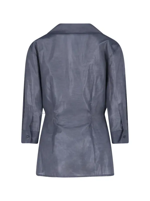 Paloma Wool Wrap V-neck Top - No