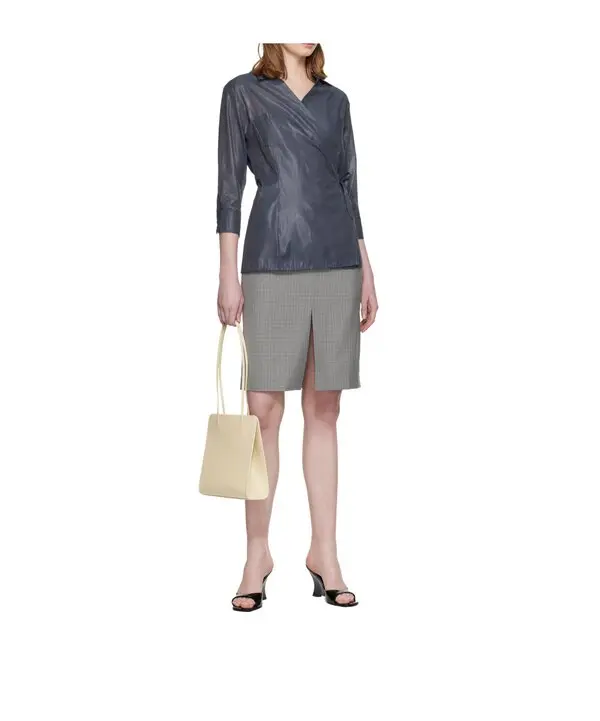 Paloma Wool Wrap V-neck Top - No