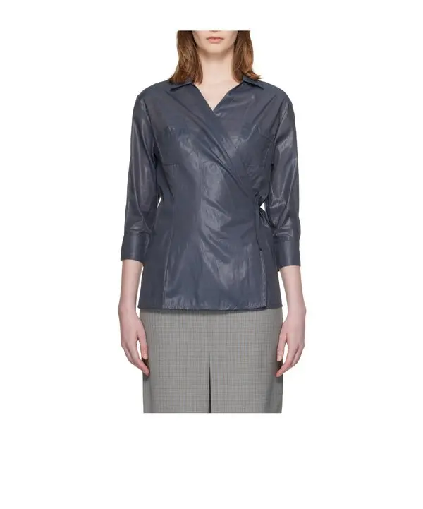 Paloma Wool Wrap V-neck Top - No