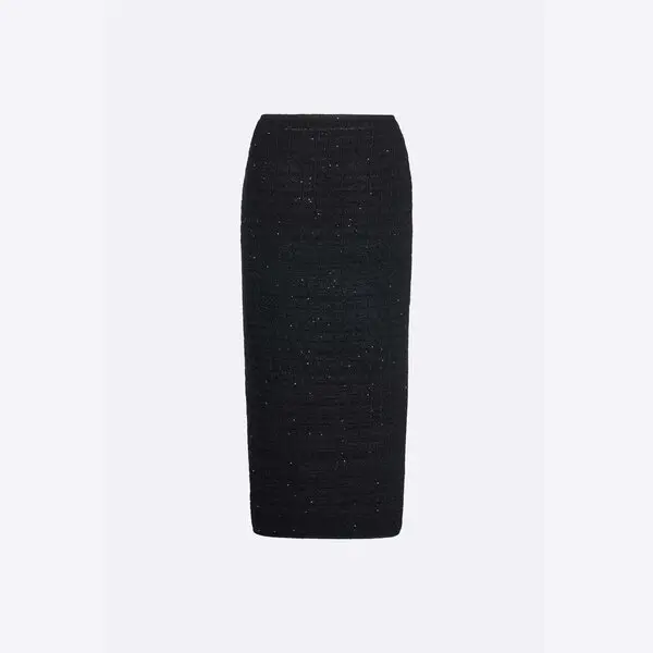 Alessandra Rich Button-detailed Long Skirt