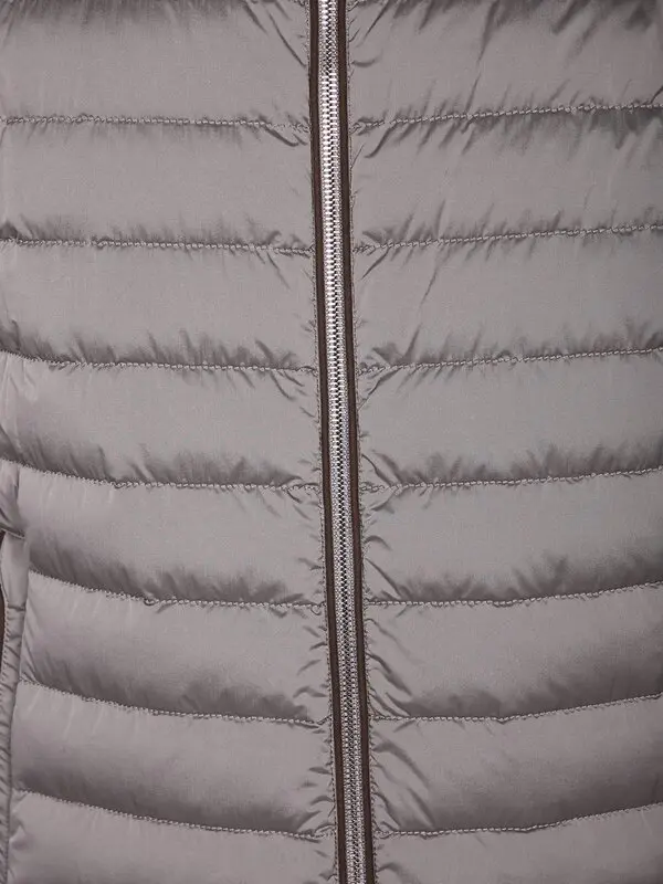 MOORER Long Sleeve Down Jacket - Grey