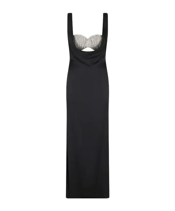Giuseppe Di Morabito Sleeveless Maxi Dress With Draped Design