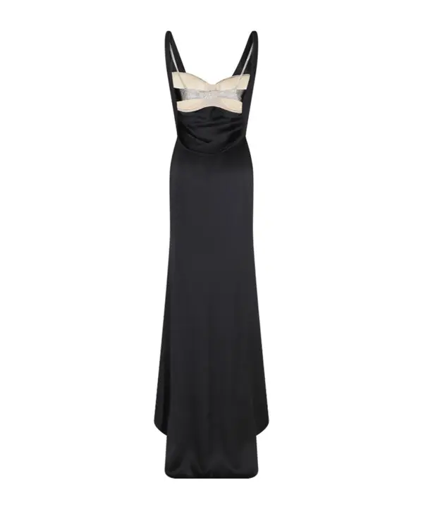 Giuseppe Di Morabito Sleeveless Maxi Dress With Draped Design