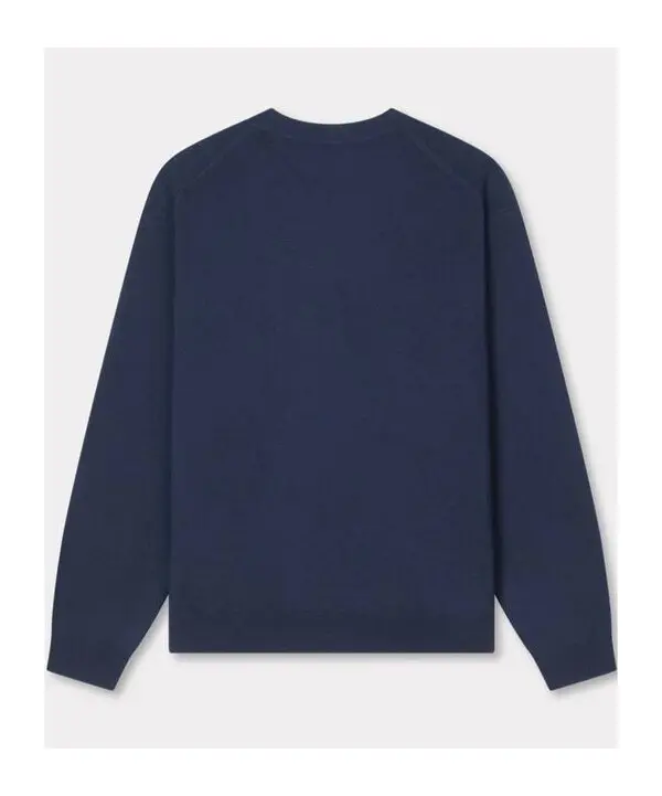 Kenzo V-neck Buttoned Cardigan With Boke Flower Embroidery