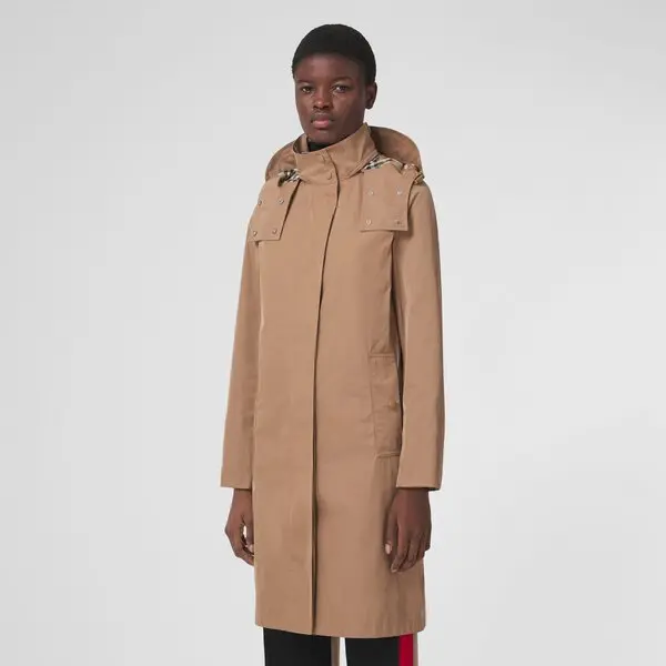 Burberry Detachable Hood Car Coat