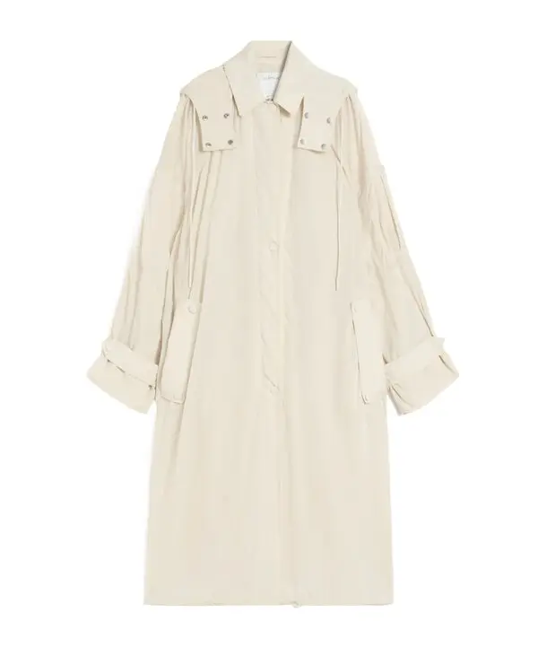 Sportmax Hooded Buttoned Coat