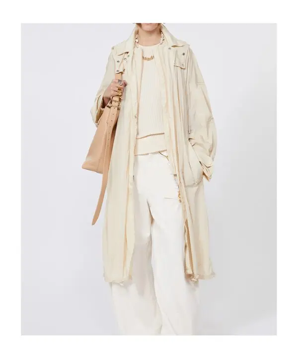 Sportmax Hooded Buttoned Coat
