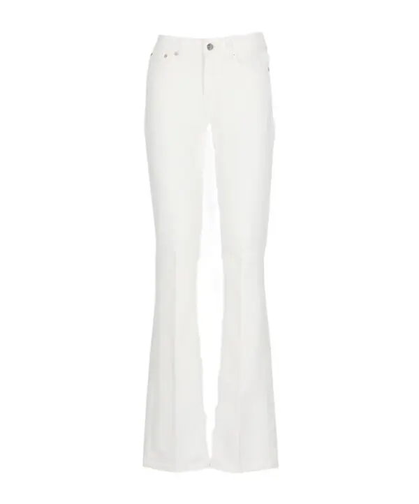 DONDUP Flared Mid-rise Jeans - White