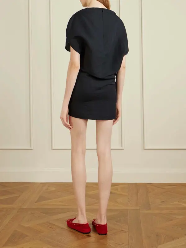 Khaite Sleeveless Dress In Cotton-silk Blend Organza