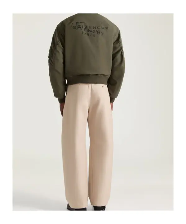 Givenchy Couture Seam Zip-up Bomber Jacket - Khaki