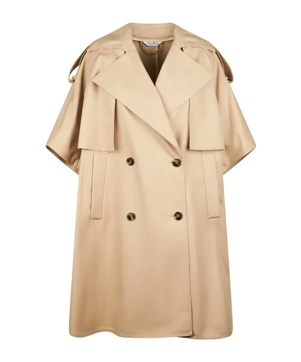 Max Mara Short-sleeved Double-breasted Jacket
