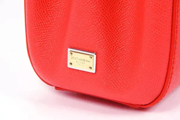 Dolce & Gabbana Logo Detail Top Handle Handbag - Orange