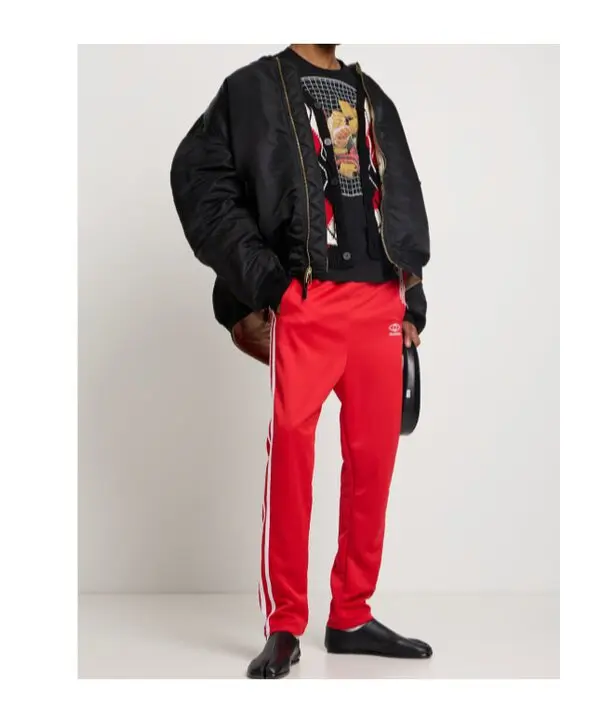 DOUBLET Invisible Elastic Waist Sweatpants - Red