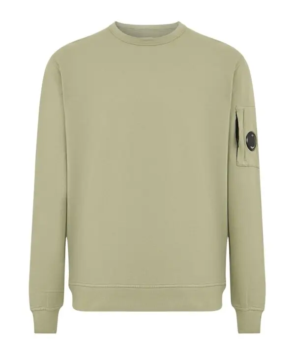 C.P. COMPANY Lens Sleeve Sweatshirt - Nude