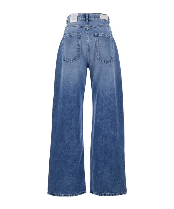 ICON DENIM LOS ANGELES Poppy High-rise Wide-leg Jeans