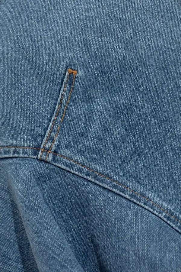 Givenchy Flared Denim Mini Skirt