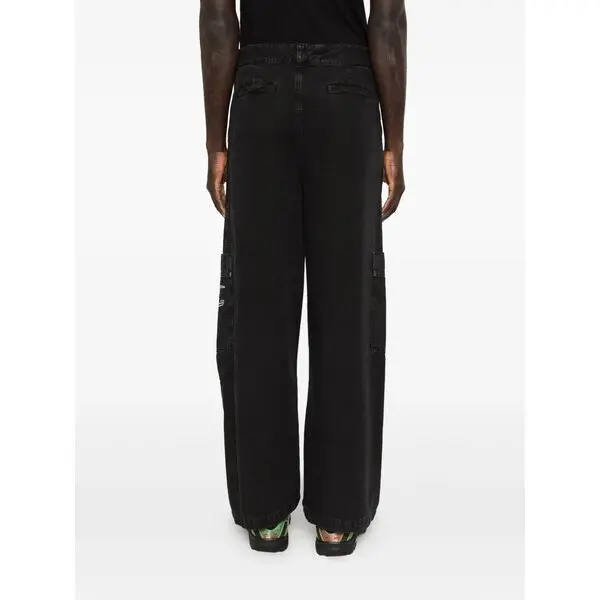 Off-White Script Gd Cotton Jeans