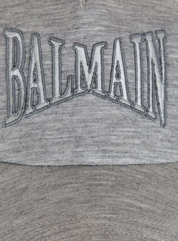 Balmain Logo Embroidered Baseball Cap