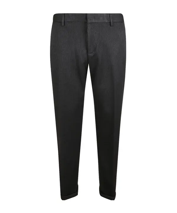 DONDUP Tailored Trousers With Logo Detail