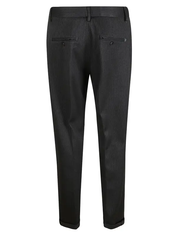 DONDUP Tailored Trousers With Logo Detail