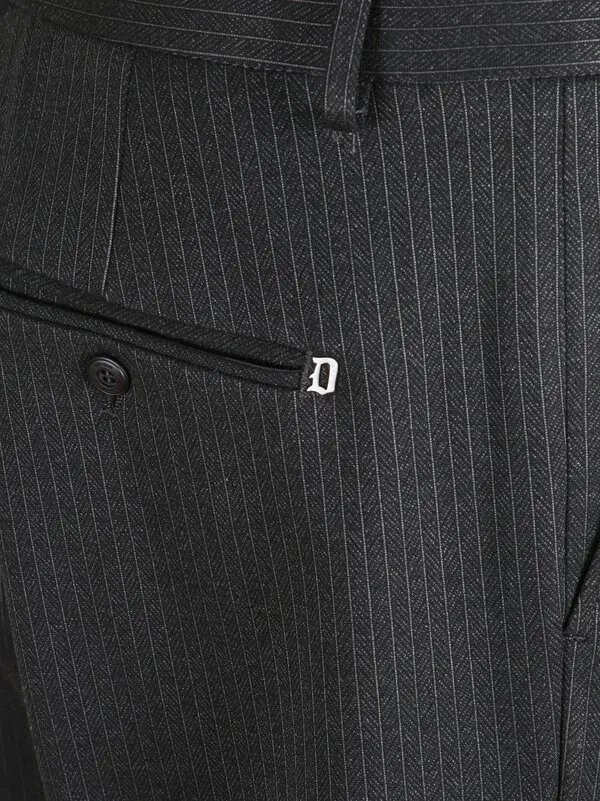 DONDUP Tailored Trousers With Logo Detail