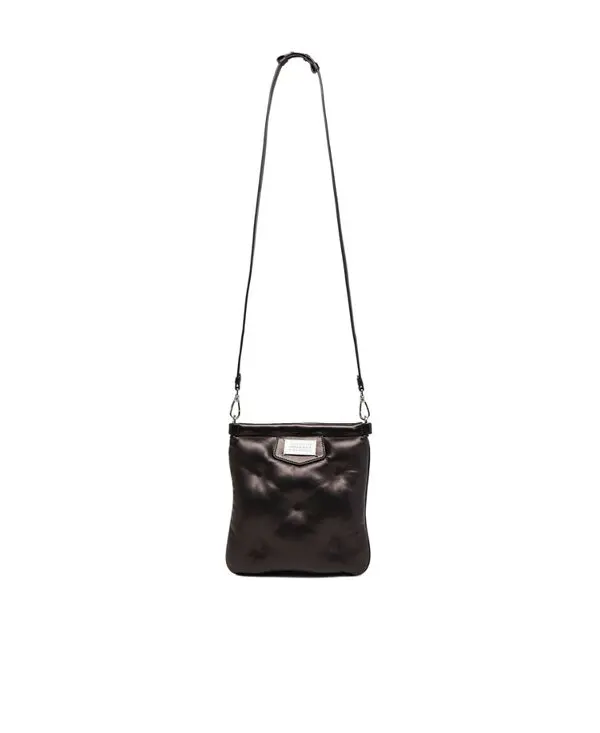MAISON MARGIELA Quilted Logo Patch Messenger Bag