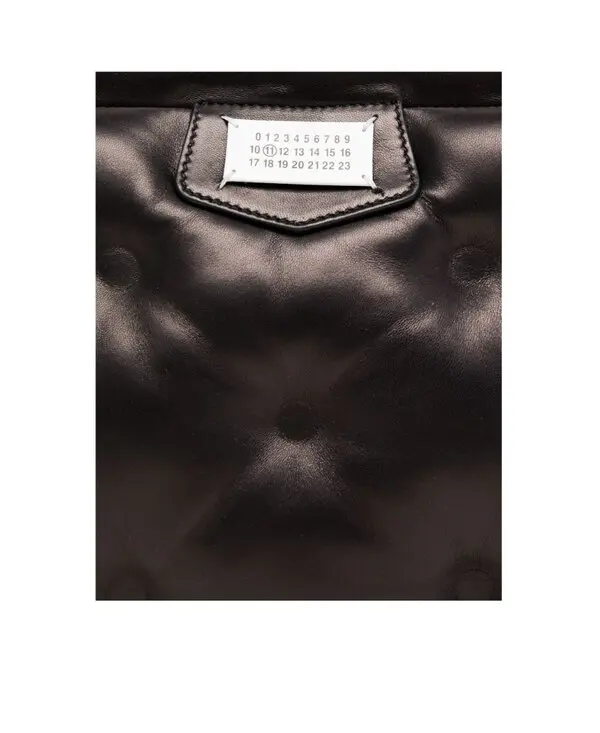 MAISON MARGIELA Quilted Logo Patch Messenger Bag