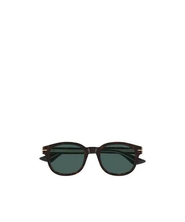 Montblanc Eyewear Square Frame Sunglasses - Havana