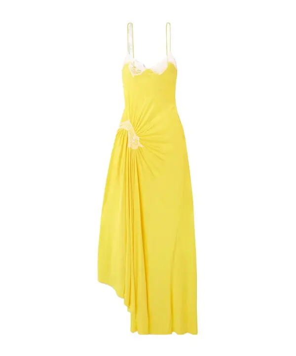 Christopher Esber Delphin Lace Rib Cami Dress