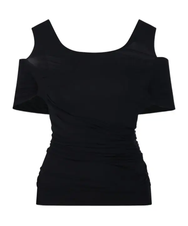 Isabel Marant Étoile Cold-shoulder Ruched Top