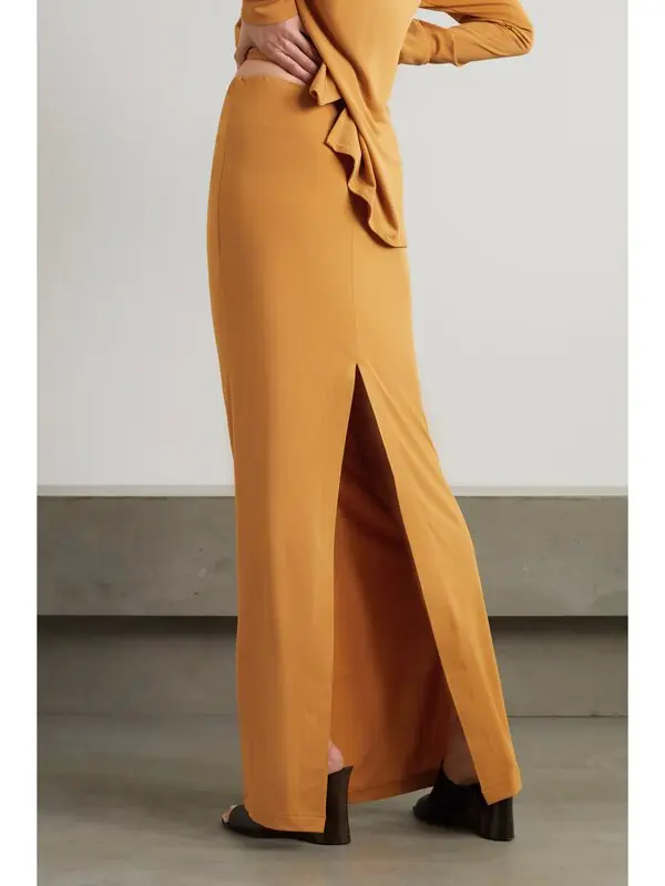 Christopher Esber Sculpted-strap Column Maxi Skirt
