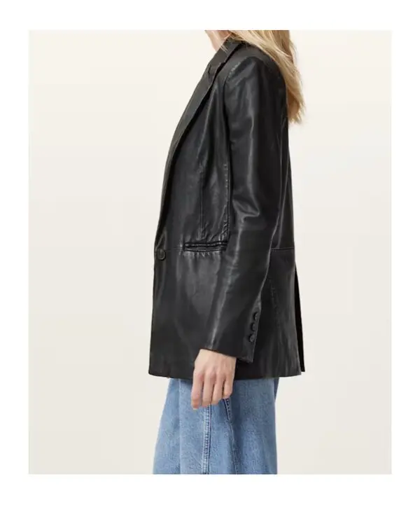 ALLSAINTS Leather Blazer