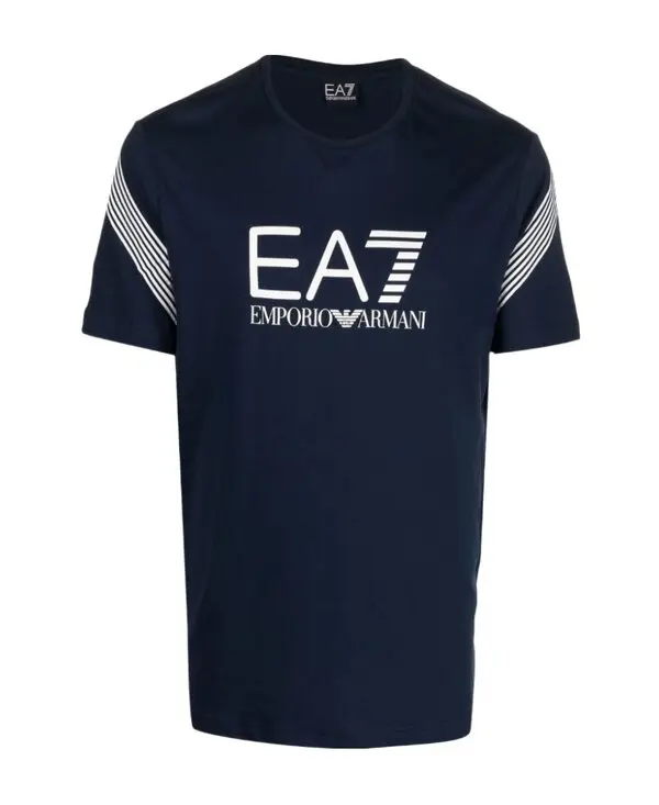 EA7 Round-neck Cotton T-shirt