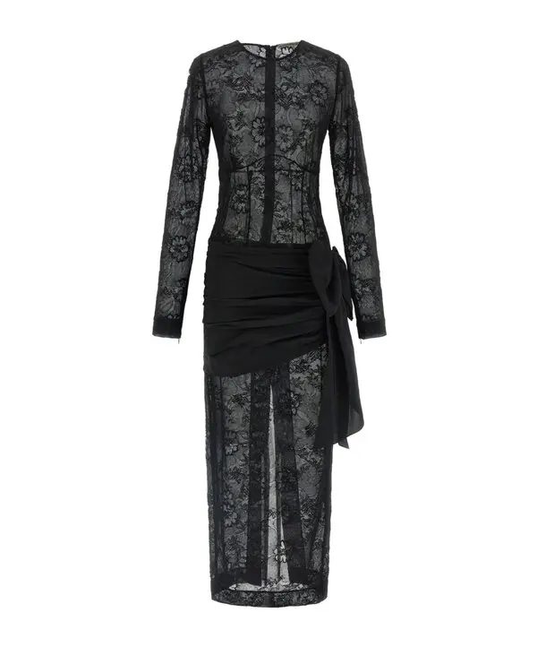 Alessandra Rich Lace Bustier Dress