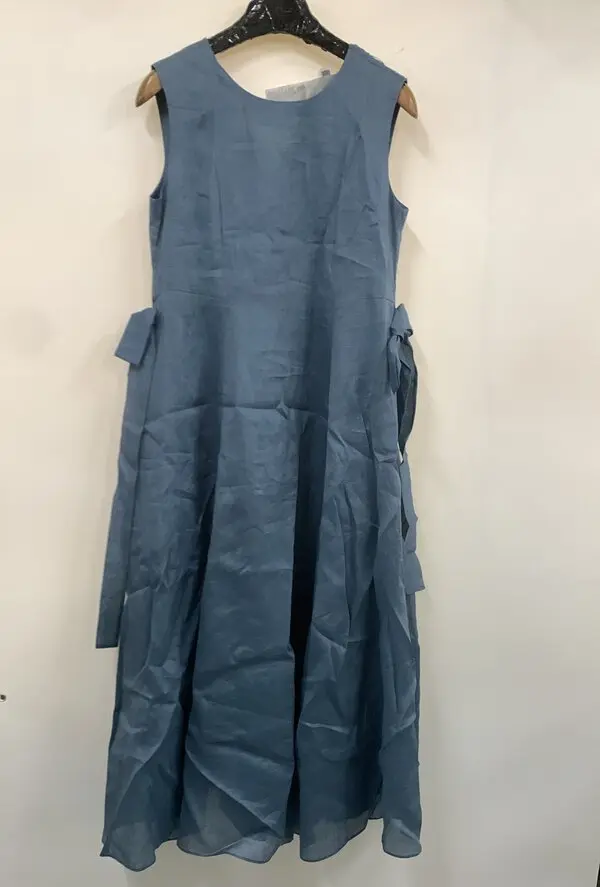 Max Mara Aquile Sleeveless Midi Dress - Sky-blue