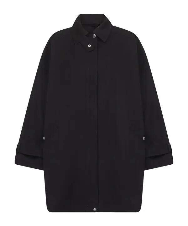 TOTEME Oversized Trench Jacket - Black
